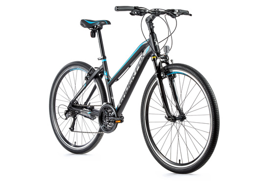 Leader-Fox CROSS VIATIC LADY 20", BLACK MATT/BLUE rower | ROWERY ...