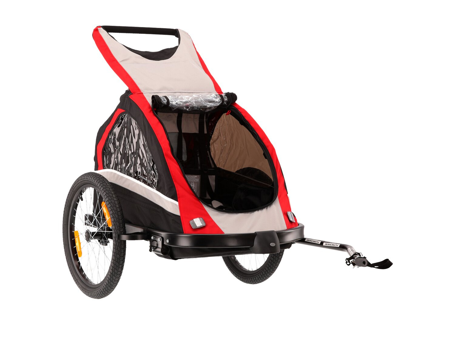 PRZYCZEPKA ROWEROWA DLA 2 DZIECI KROSS FREEDOM | AKCESORIA \ Wózki ...