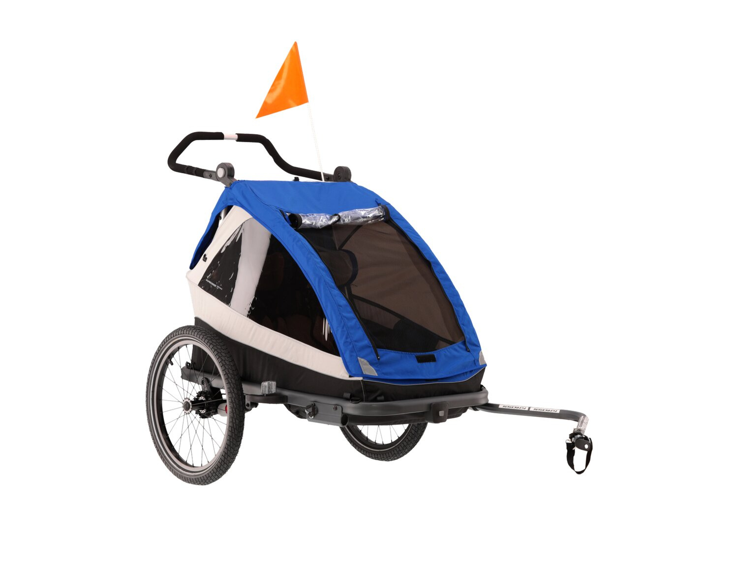 PRZYCZEPKA ROWEROWA DLA 2 DZIECI KROSS JOY | AKCESORIA \ Wózki ...