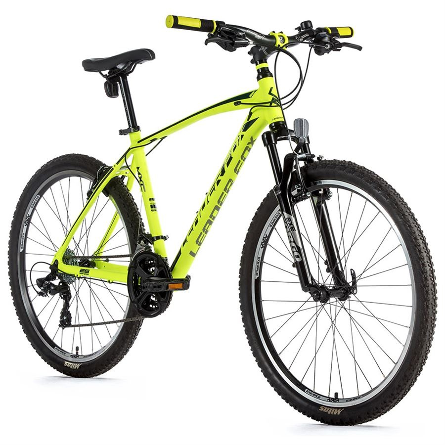 LEADER FOX 26 MXC YELLOW NEON 18" MTB rower | BLACK WEEK ROWERY ...
