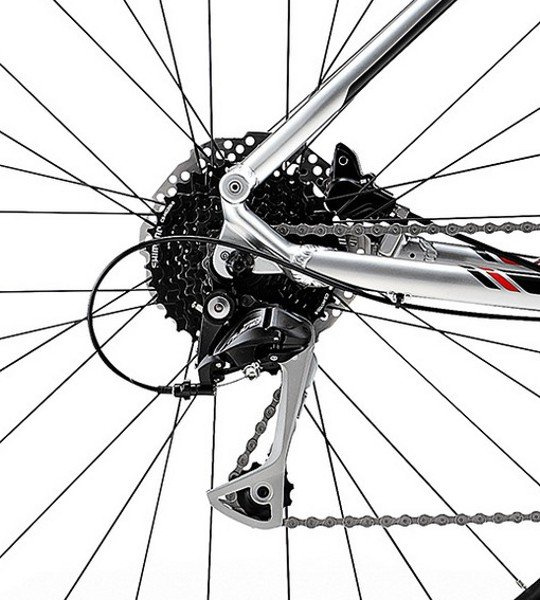 Merida Crossway 100 M (51") SILVER-RED-BLACK rower | BLACK WEEK ROWERY ...