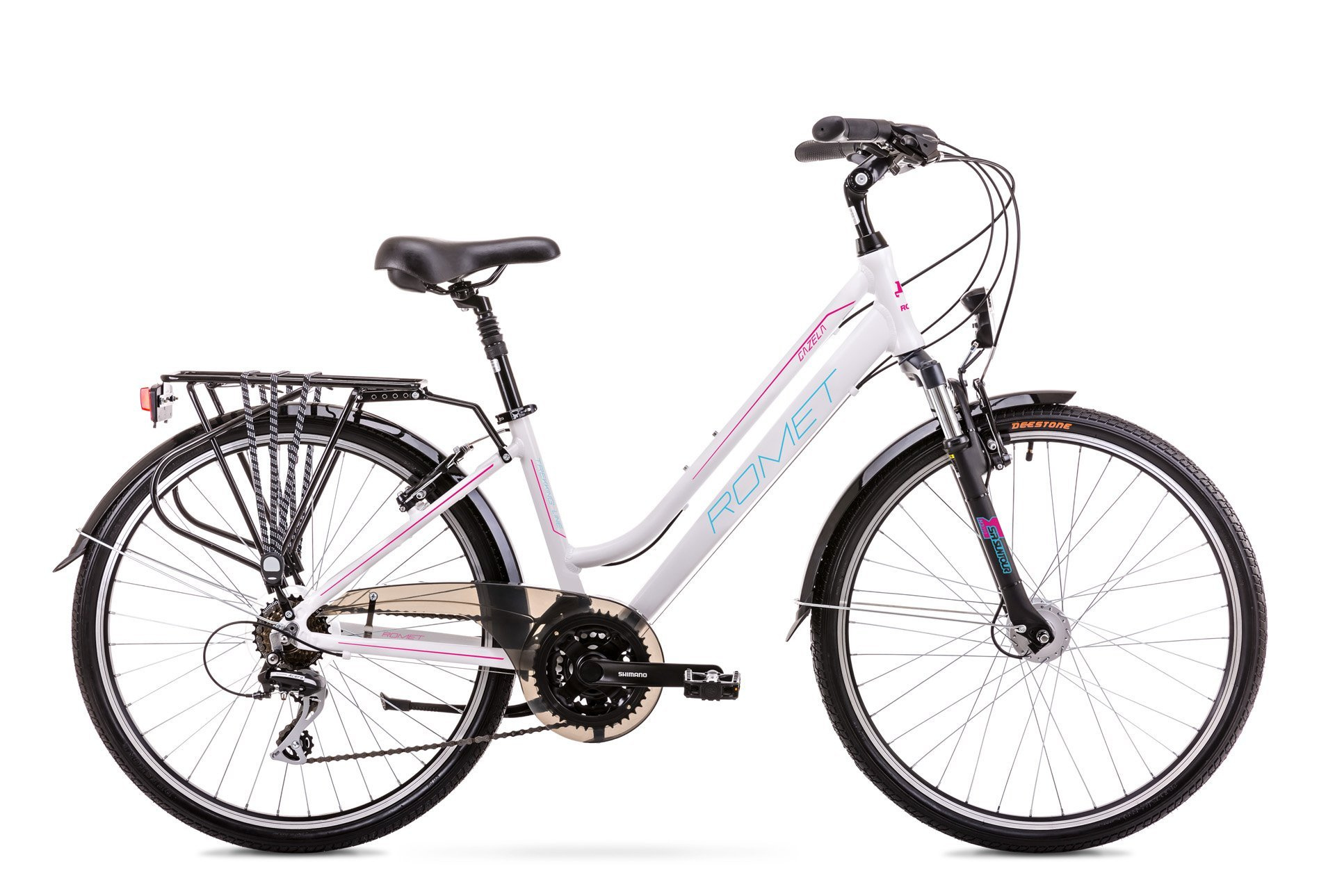 Rower Romet Gazela 2 26 15" biały 15" Biały | ROWERY \ Romet \ Trekking ...