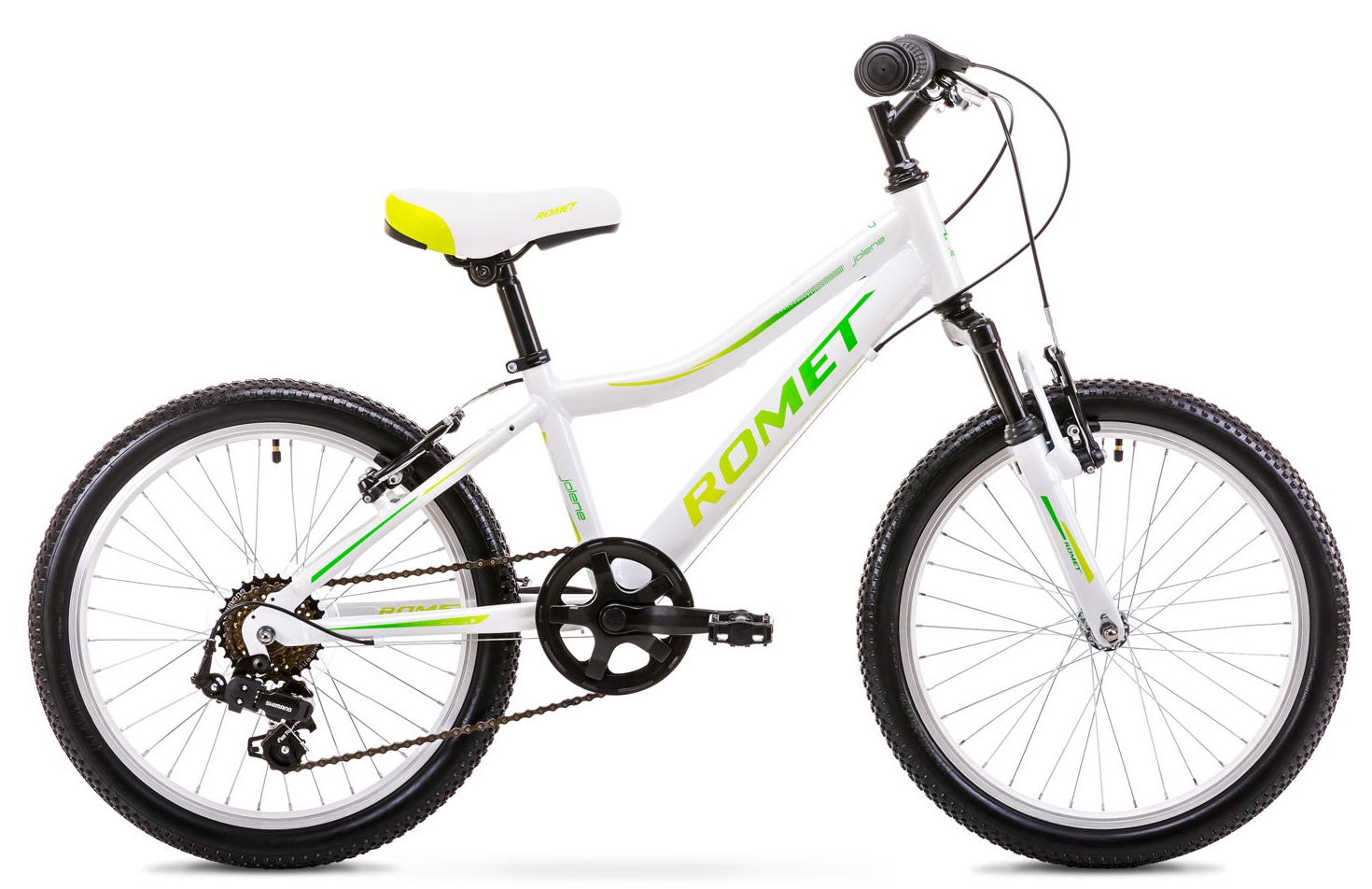 Rower Romet Jolene 20 KID 2 Biało-Zielony | ROWERY \ Rowery dziecięce ...