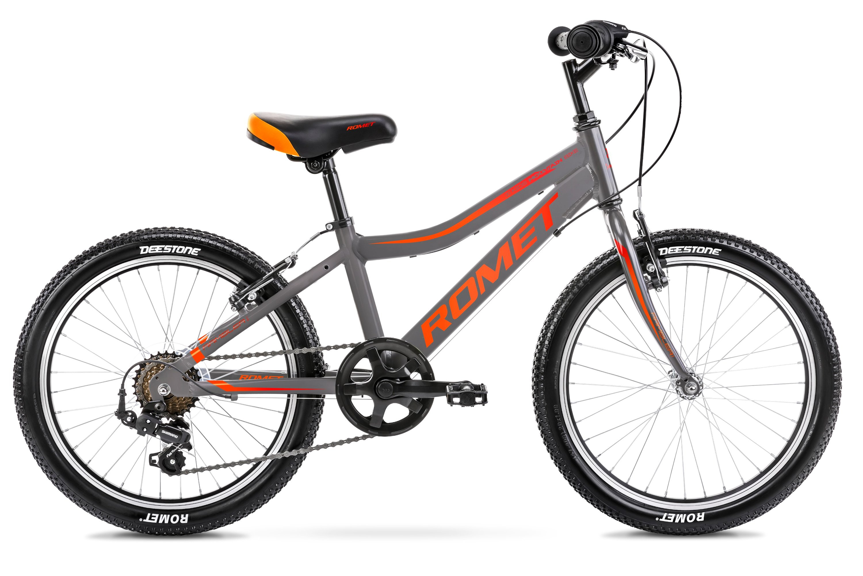 Rower Romet Rambler 20 KID 1 grafitowo czerwono pomarań 12 | ROWERY ...