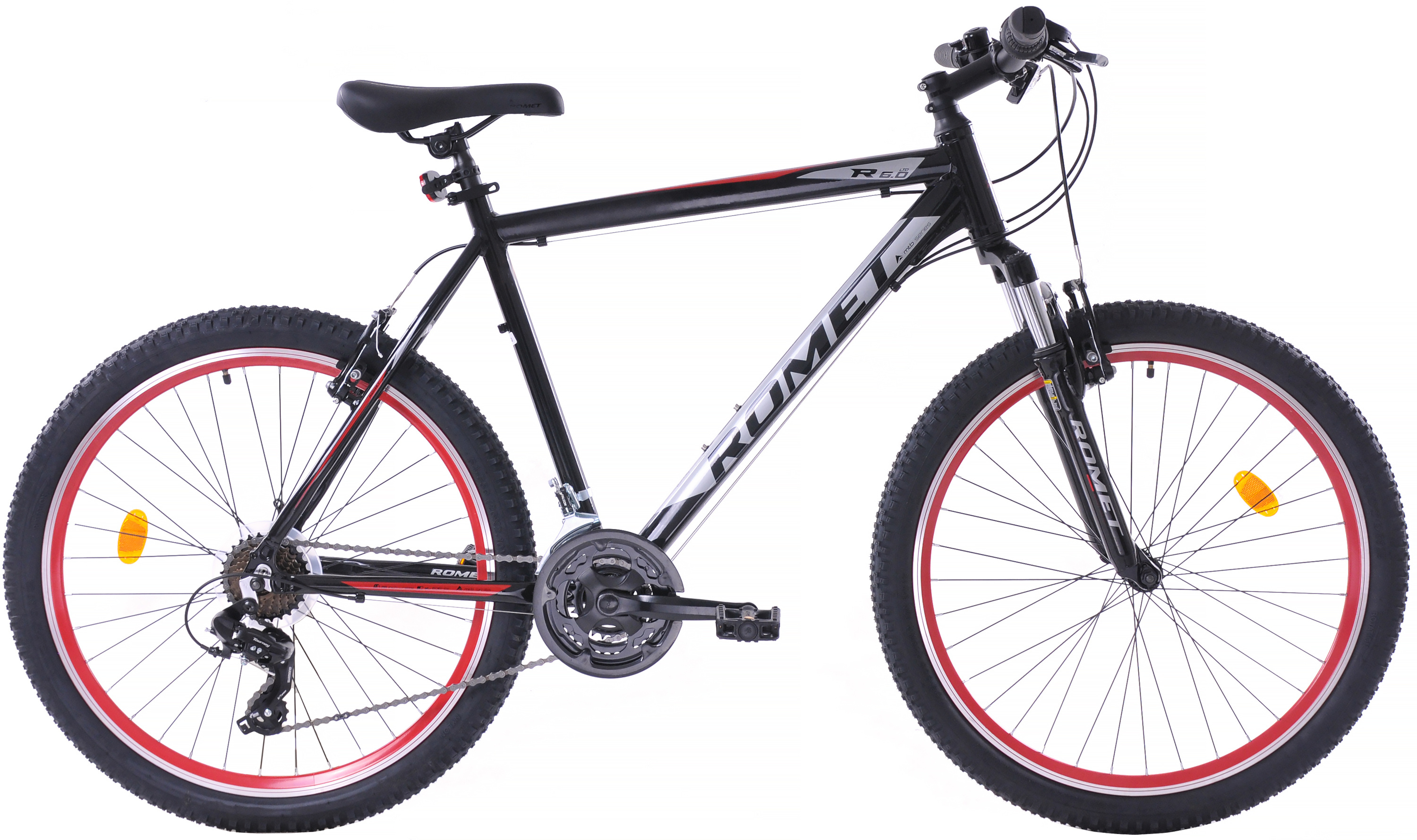 Rower Romet Rambler R6.0 LTD 26 L(19") czarno-czerwono-szary (3S4P ...