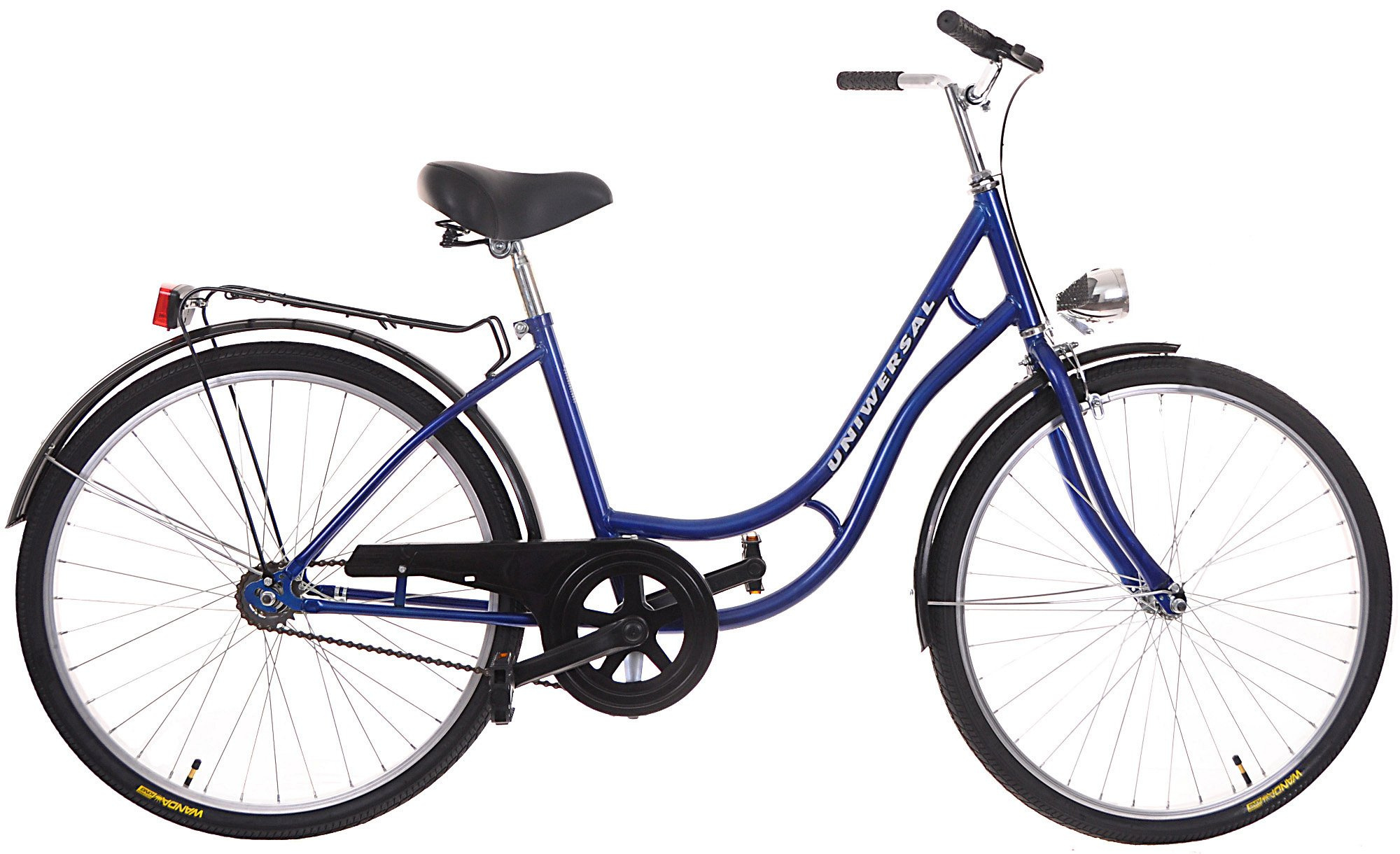 Rower miejski 26 Uniwersal Retro NIEBIESKI | ROWERY \ Miejskie ...
