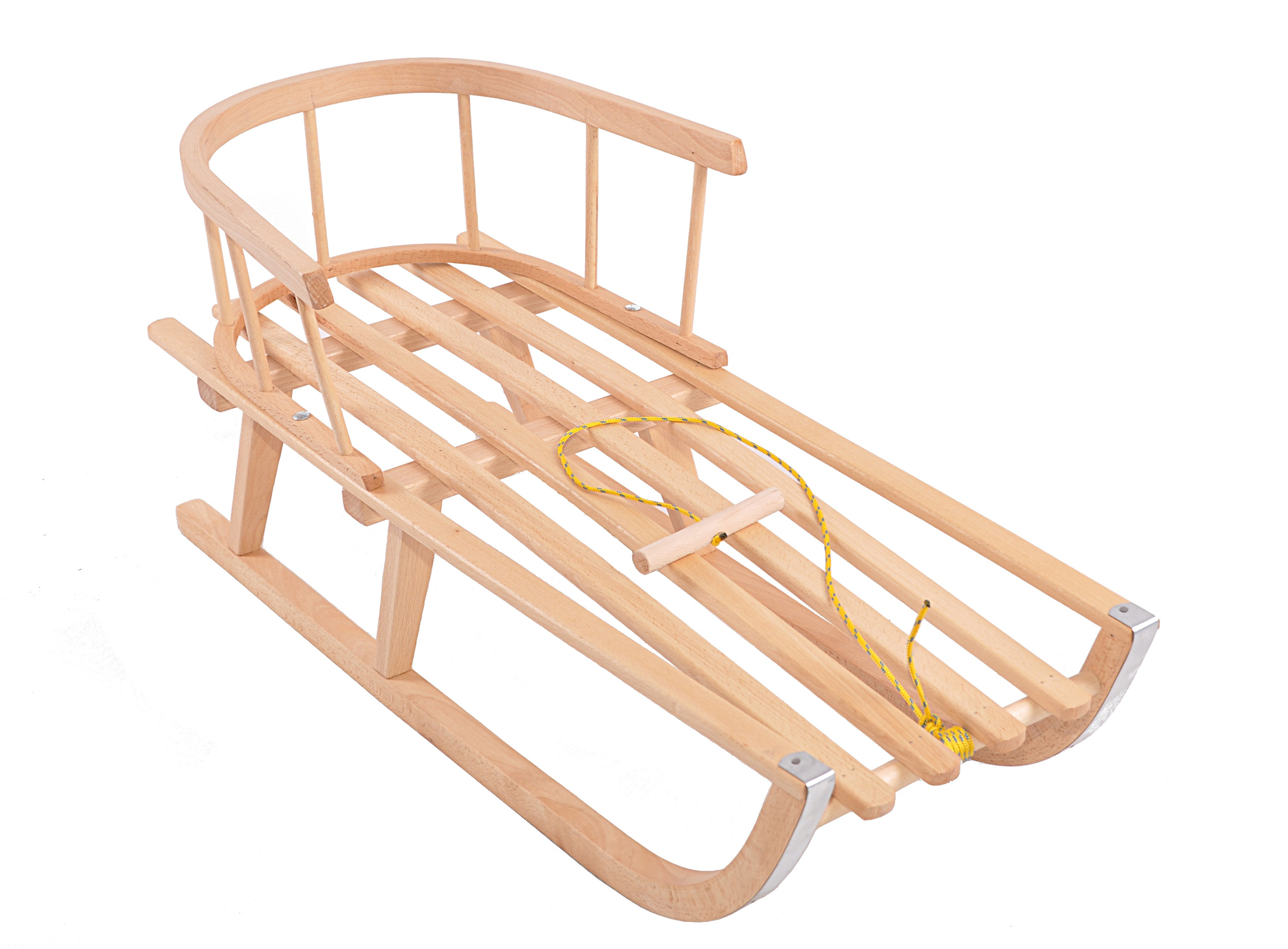 Sanki drewniane z oparciem bukowe + sznurek gratis | Sport \ Sanki Sport i turystyka \ SANKI ...